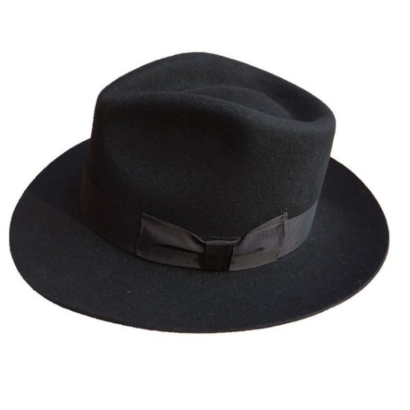 MJ Jackson Black Classic Hat Collection Men Gentleman Hat in Black ...