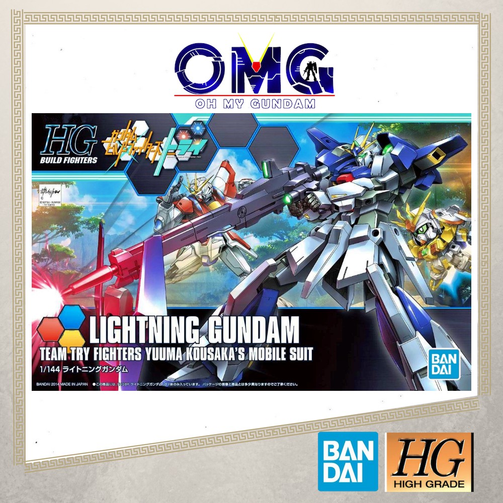 Bandai HGBF Lightning Gundam 55433 HG Build Fighters Lightning Gundam HG Lightning Gundam ...