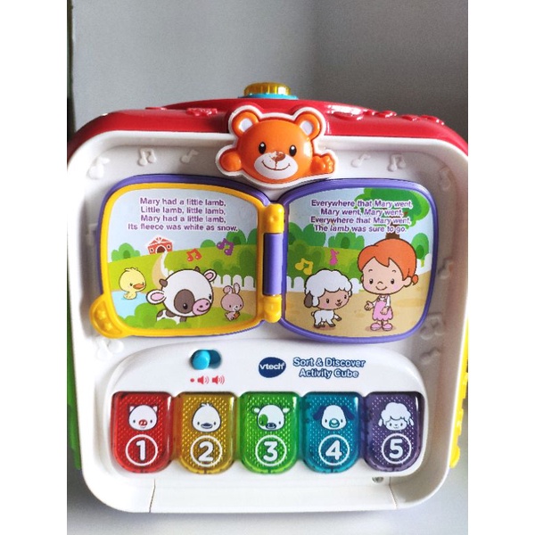 Vtech Sort & Discover Activity Cube with 2 Fisher Price shape | Shopee ...