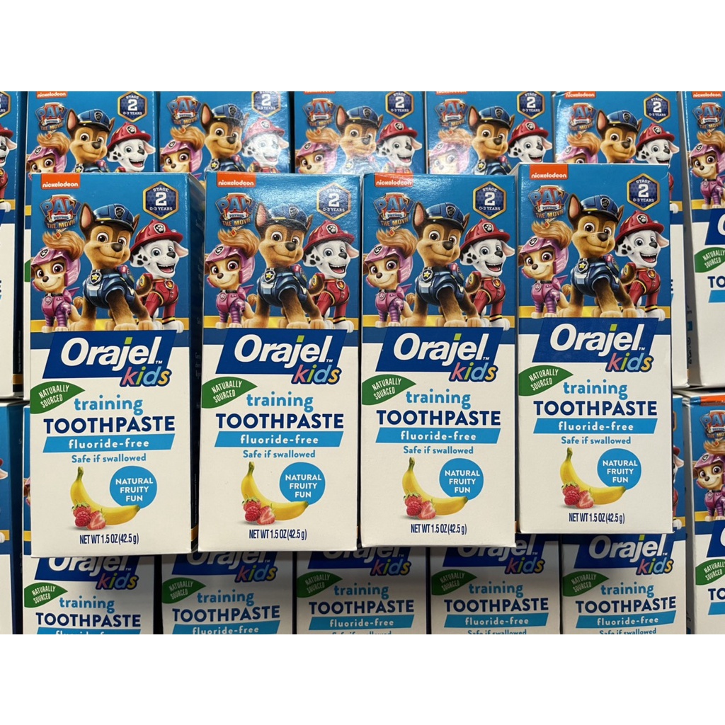 (NEW Model) ORAJEL BABY Swallowable Toothpaste IMPORTED IN USA DATE ...