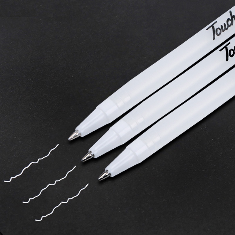 1/3/5pcsWhite Gel Ink Pen Classic Gelly Roll Art Highlight Marker Pen ...