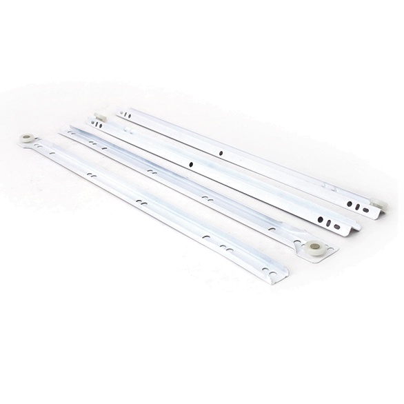 White Drawer Slide/Roller 604 (Bottom Mount) | Shopee Malaysia