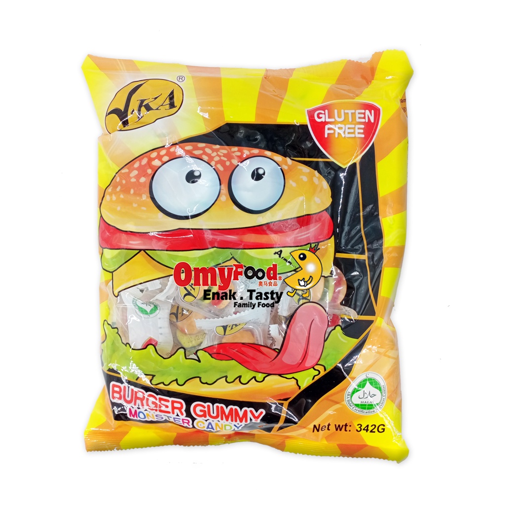 VKA / Hapi / Sanwa Chewy Gummy Monster Candy [Pizza / Burger / Assorted ...