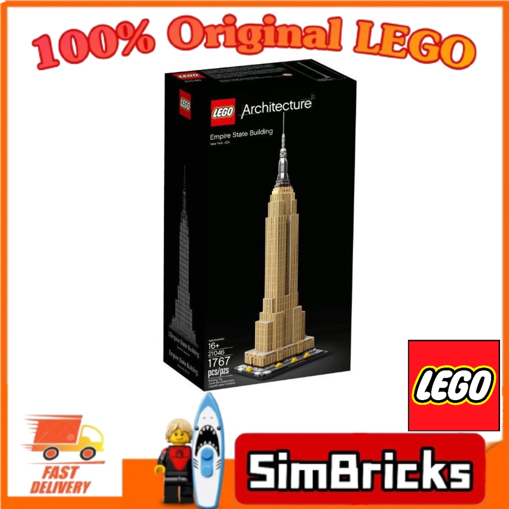 (SimBricks) LEGO 21046 Architecture - Empire State building | Shopee ...