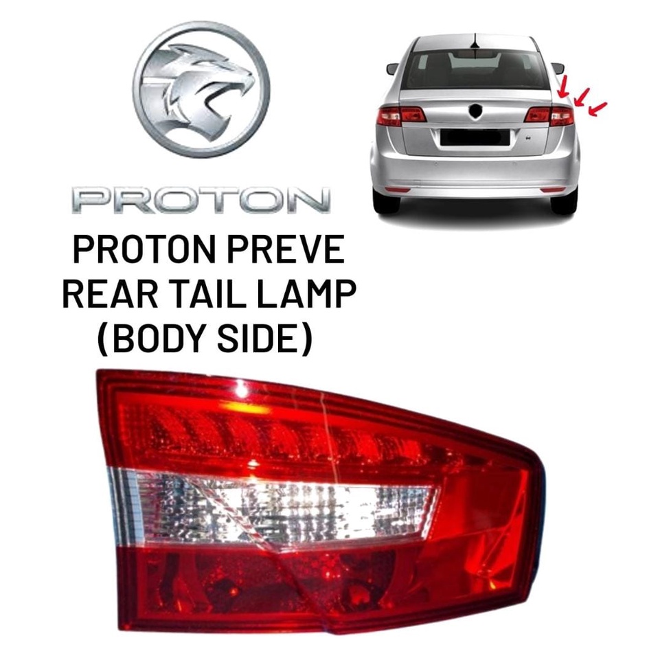 PROTON PREVE 2012 YEAR REAR TAIL LIGHT LAMP BODY LAMPU BELAKANG ...