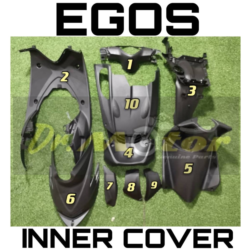 YAMAHA EGOS EGO S Cover Inner Set KAVER HITAM CAVER Coverset cover ...