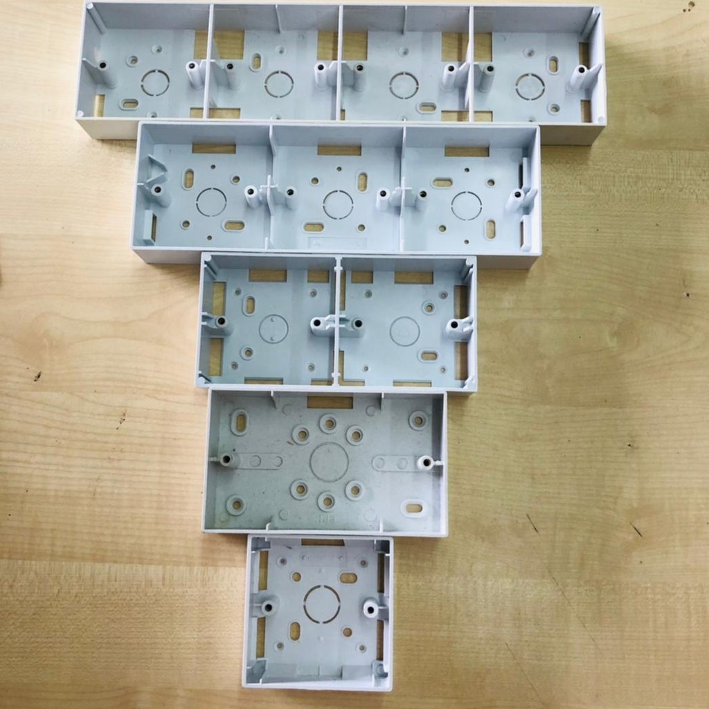 PVC NUT BOX 3X3 3X7 3X6 3X10 3X12/WIRING SWITCH NUT BOX/SURFACE NUT BOX ...