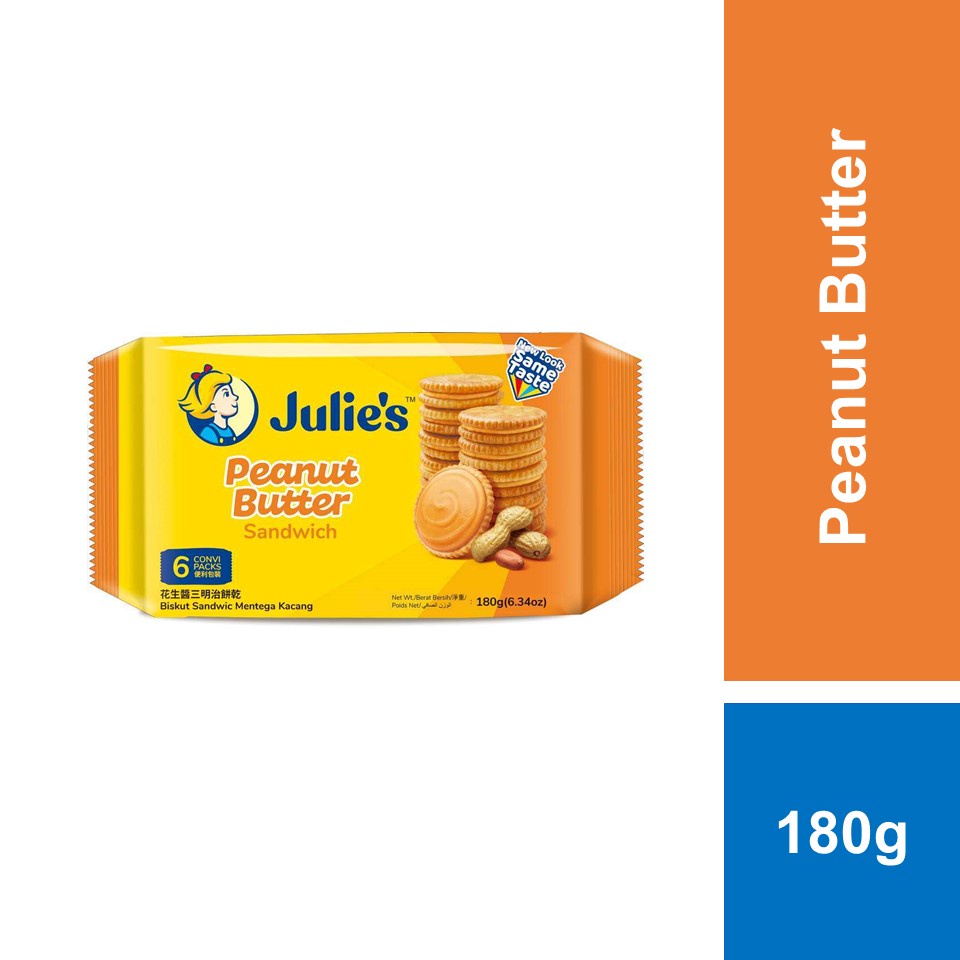 Julie's Peanut Butter Sandwich 180g | Shopee Malaysia