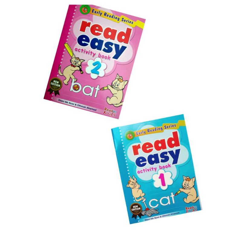 Read easy activity book 1 and 2 buku aktiviti menulis dan latihan skill ...