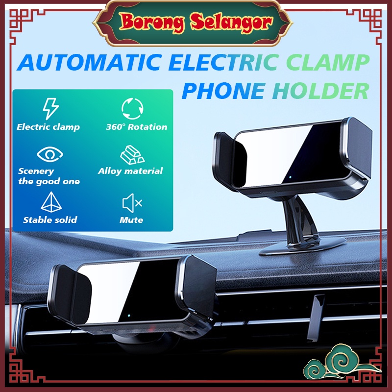 🔥READY STOCK🔥 Electric Car Phone holder 360°handphone stand Car ...