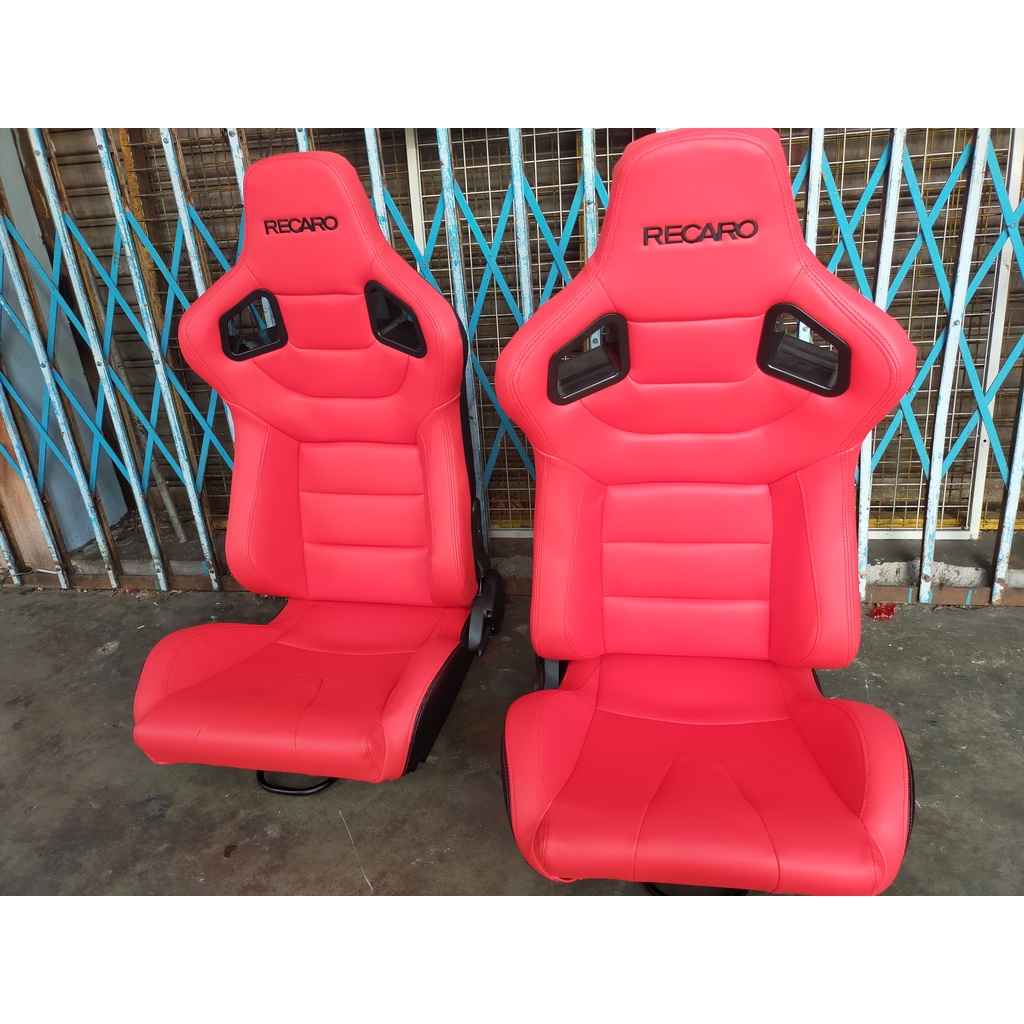 Recaro Sport Racing Seat With universal railing Honda Toyota Proton ...