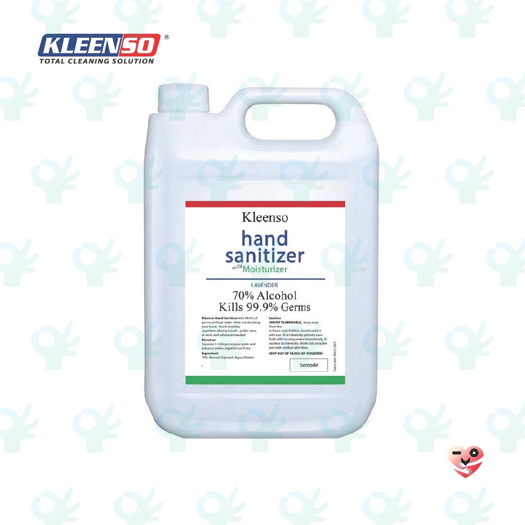 Kleenso Lavender Hand Sanitizer With Moisturizer 70% 4KG (KHC8404KG70 ...