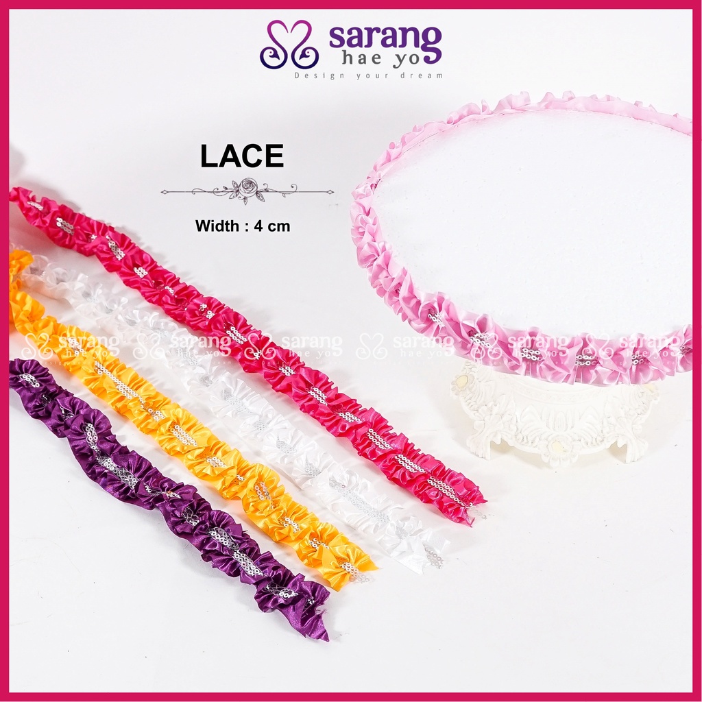 Lace Gubahan Gabus Lace Render Baju Curtain Lace Gubahan Dulang ...