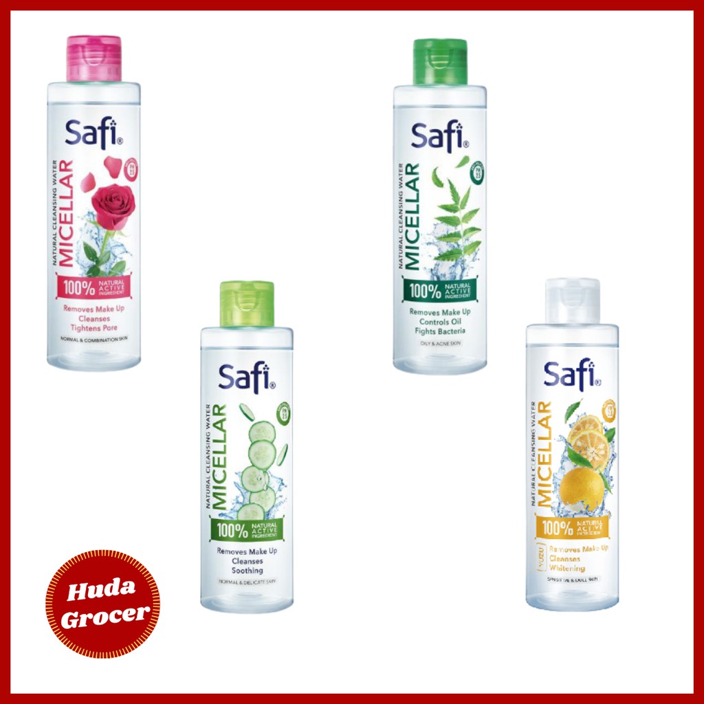 Safi Natural Micellar Cleansing Water 200ml | Shopee Malaysia