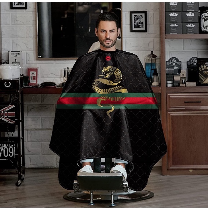 Men's Haircut Cloak Waterproof Salon With Snap Buckle Sealing ...