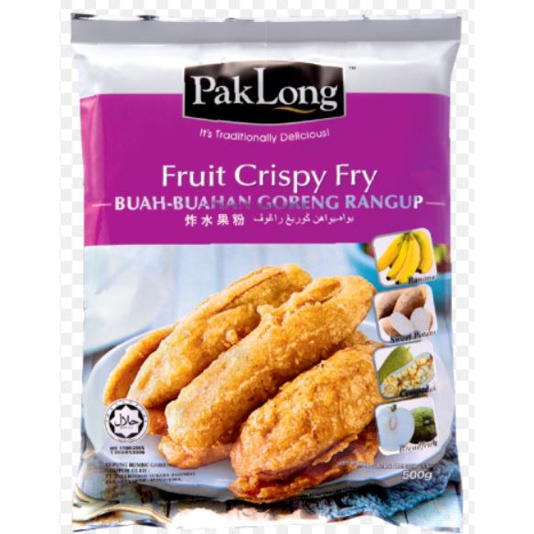 PakLong- Fruit Crispy Flour 500g sesuai untuk tepung goreng pisang ...