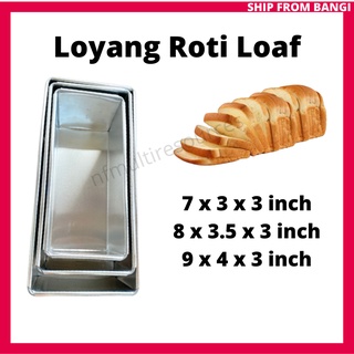 Loyang Roti Loaf Bread Pan Loyang Roti Tawar Petak Loyang Roti 7x3x3 ...