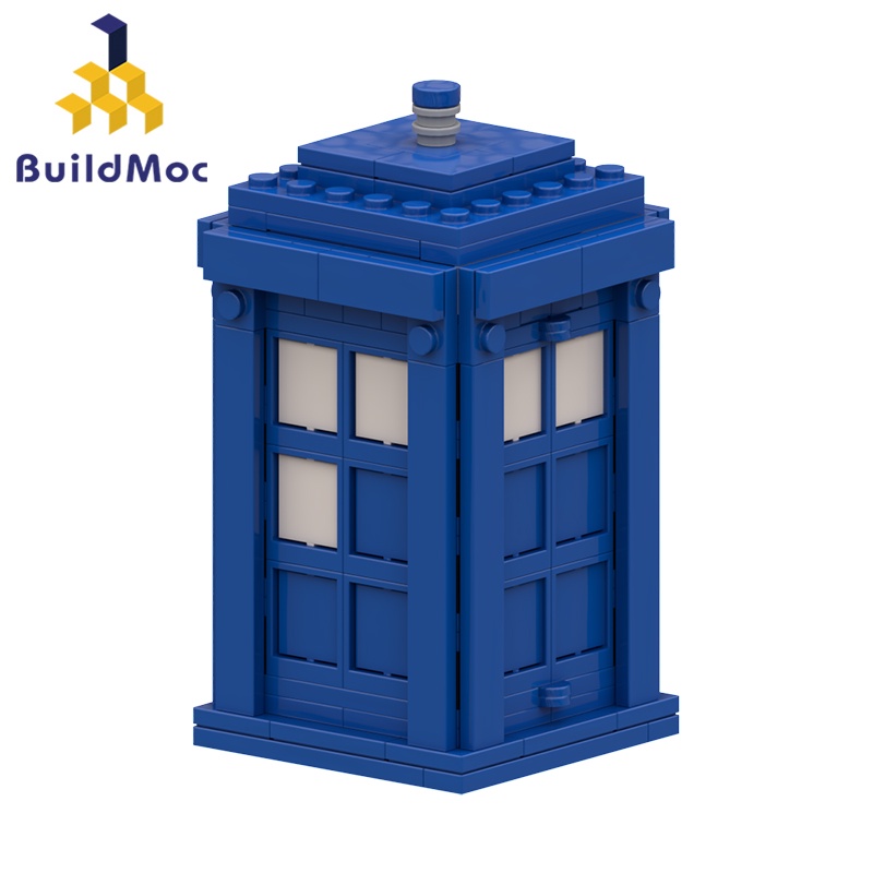 BuildMOC classic sci-fi Doctor Who telephone booth Tardis model ...