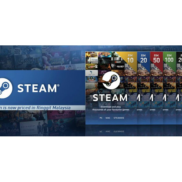 Steam Wallet Code RM50 RM100 | Steam Wallet Reload & Top-up | MYR Code | Ready Stock | Original ...