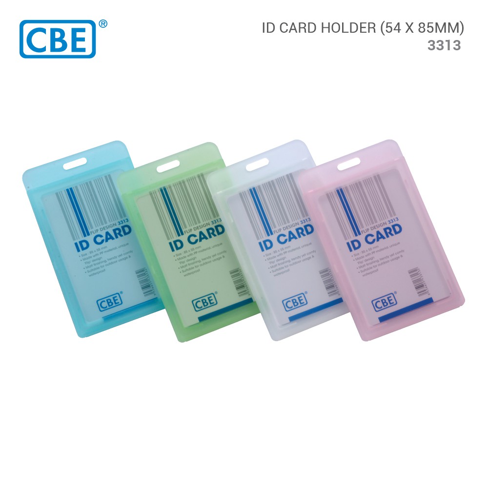 CBE 3313 ID Card Holder | Name Tag | 55 X 85MM | Shopee Malaysia