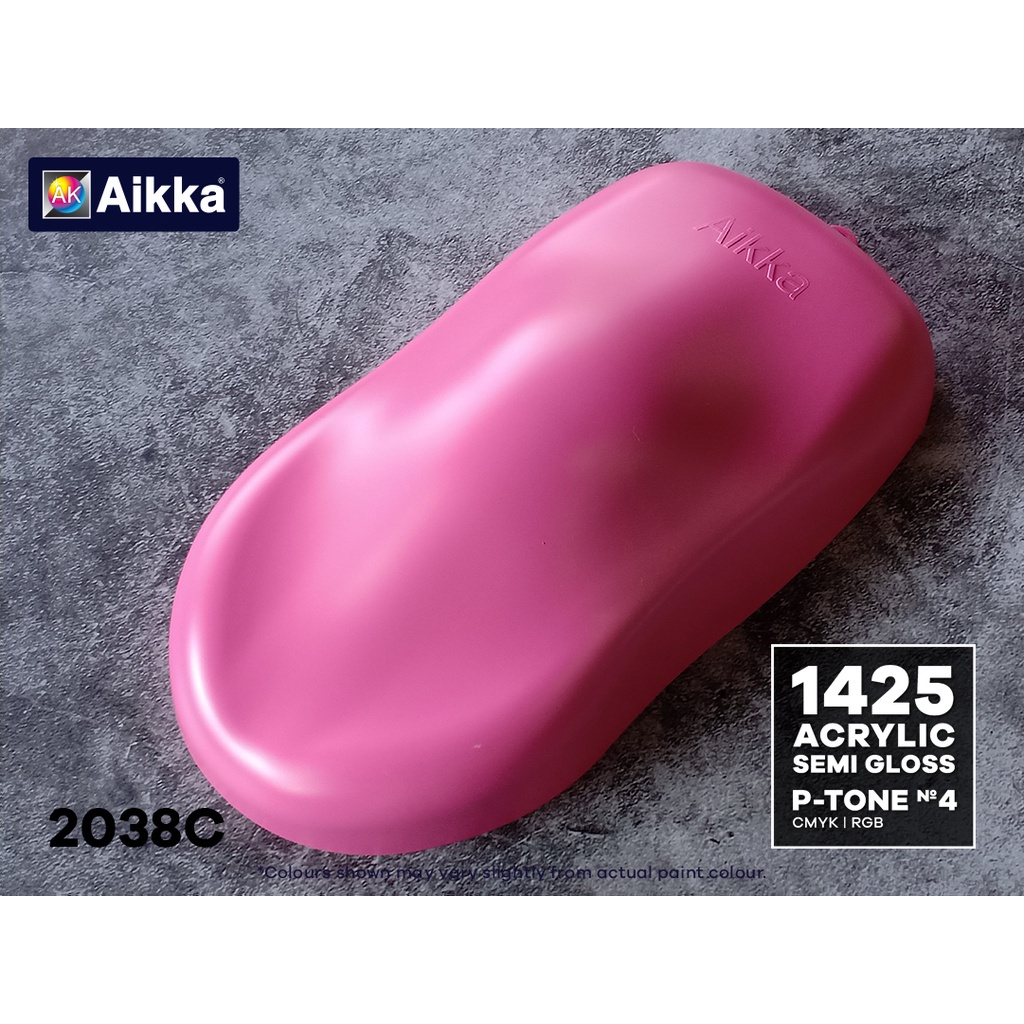 AIKKA Paint PANTONE Colour 2038C / 1425 ACRYLIC SEMI GLOSS PAINT ...