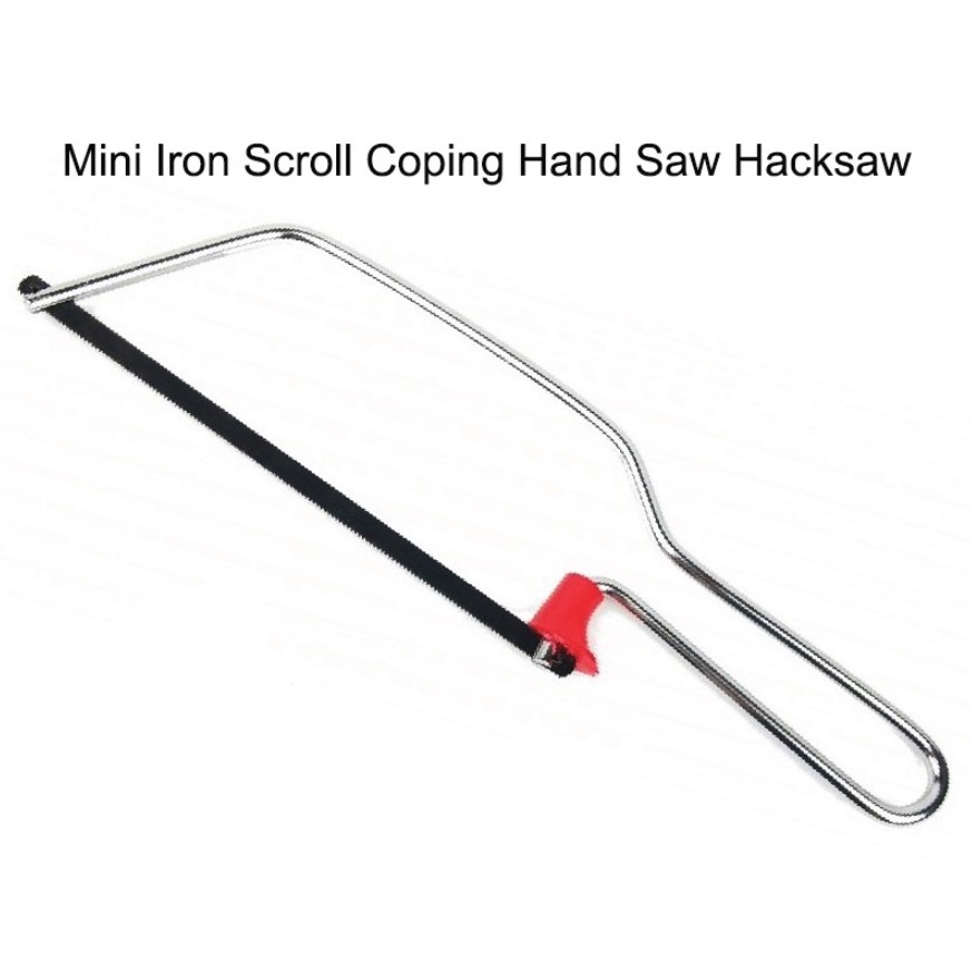 [ READY STOCK ] 1 UNIT Mini Iron Scroll Coping Hand Saw Hacksaw for DIY ...