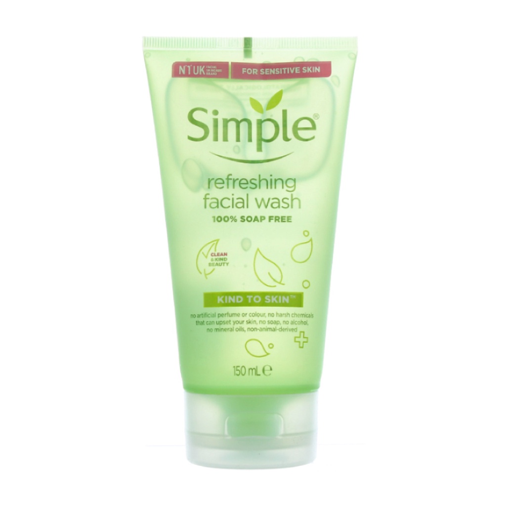 Simple Kind To Skin Refreshing Facial Wash (150ml) | Shopee Malaysia