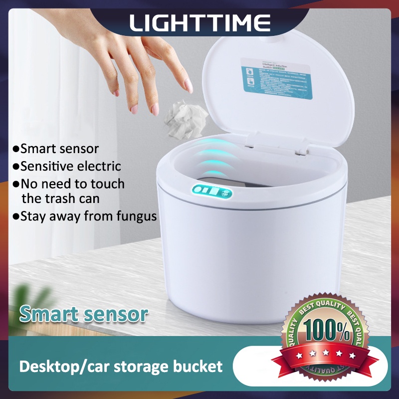 LIGHTTIME Intelligent Electric Garbage Bin 3/4/5/6L Smart Trash Can ...