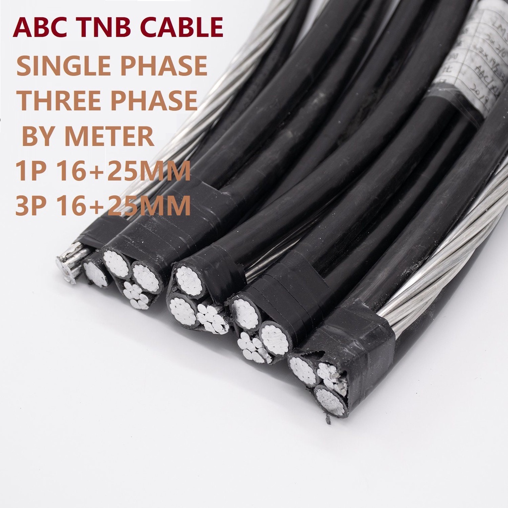 ABC TNB CABLE 1C X16MM + 25MM AL/PE ABC OR 3CX16MM+25MM AL/PE ABC (SELL ...