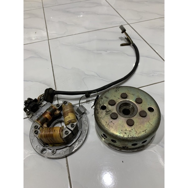 YAMAHA TZM150 TZM MAGNET FUEL COIL SET 100% ORIGINAL JAPAN | Shopee ...