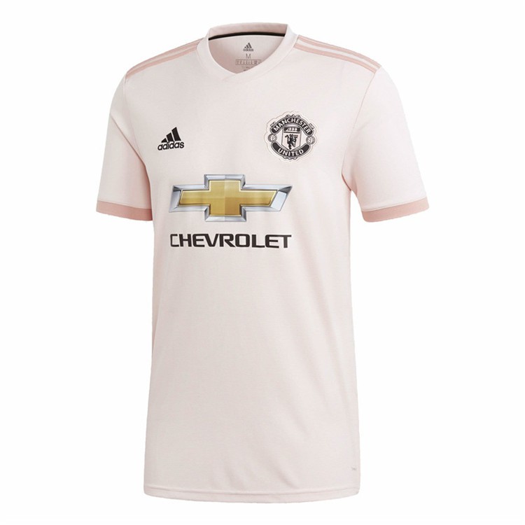 Manchester United Football Jersey Away Kit 2018/2019 MANU For Men (Pink ...