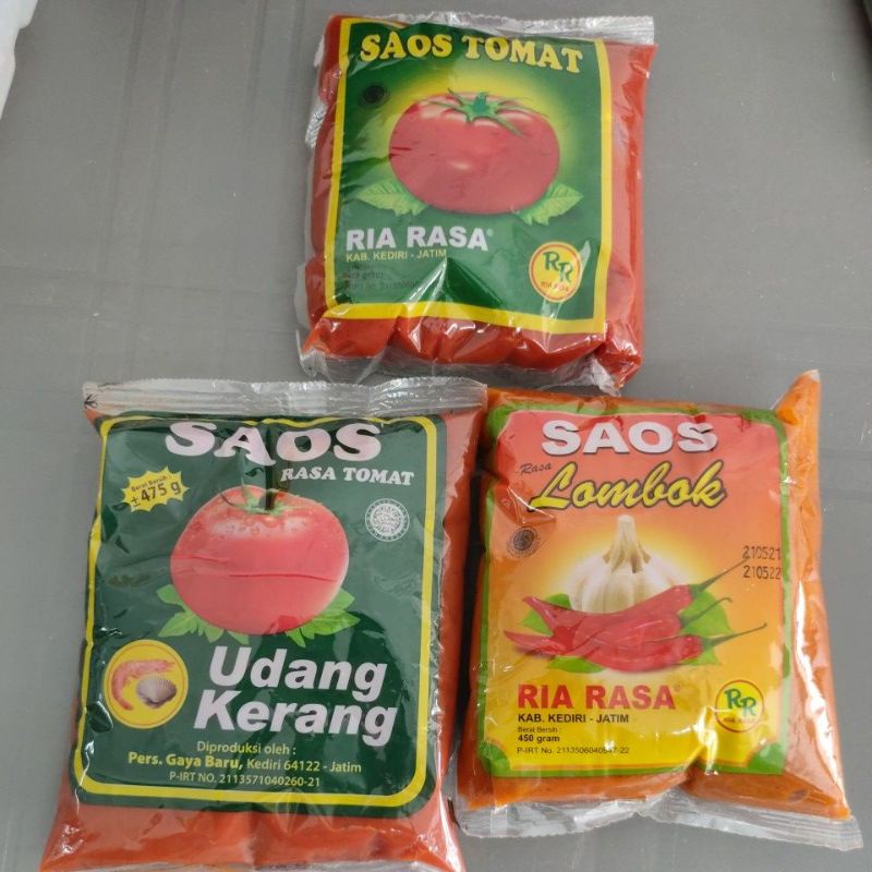 Saos Lombok Ria rasa / Ria rasa/ udang kerang 450g - 475g | Shopee Malaysia