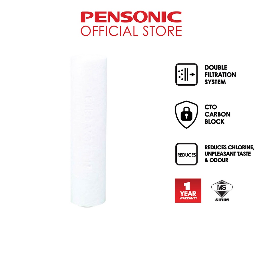 Pensonic Water Filter Cartridge Sediment Filter 5pcs Per Pack | PP ...