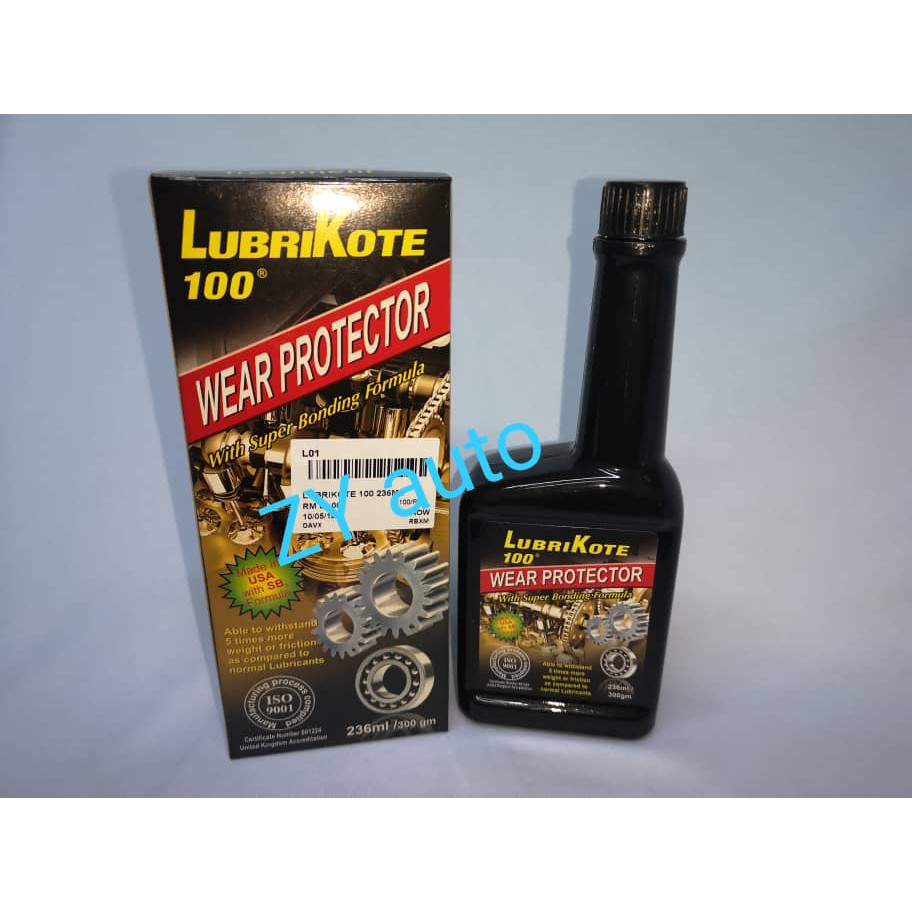 Lubrikote 100 Engine Oil Metal Treatment (236ml) | Shopee Malaysia