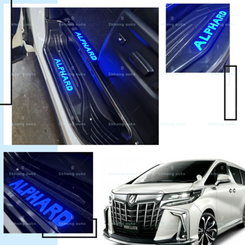 Toyota Alphard /vellfire /anh 20 ANH30 AGH30 door step /Side Step Blue ...