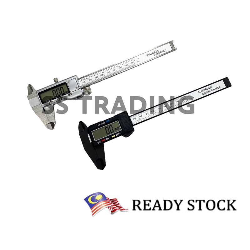 150MM DIGITAL ELECTRONIC VERNIER CALIPER RULER LENGTH DEPTH MEASUREMENT ...