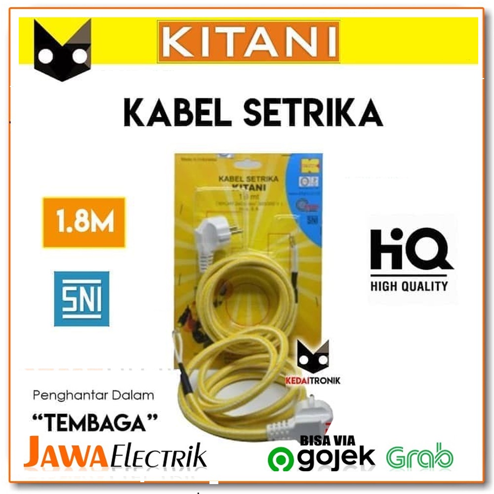 Original KITANI Ironing Cable 1.8M SUPER STRONG Copper Iron Cable ...