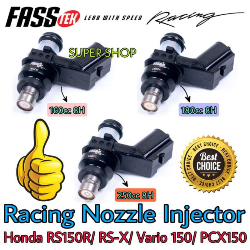 🔥ORIGINAL🔥 Fasstek Racing Nozzle Injector Honda RS150 RSX VARIO 150 PCX ...