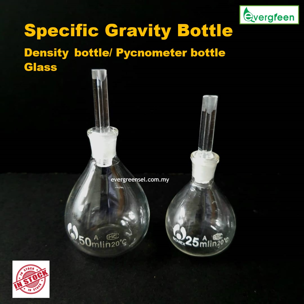 ( READY STOCK ) Specific Gravity Bottle/ Density bottle/ Pycnometer ...