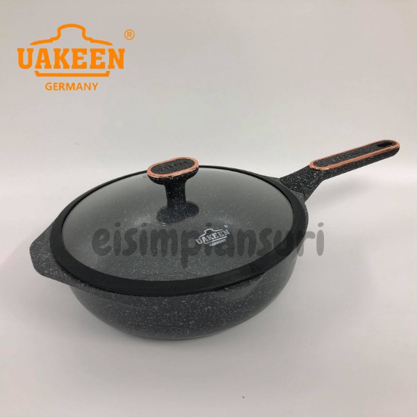 (Ready Stock!!) Uakeen Germany 24/28/32cm Die Cast Granite Non Stick ...