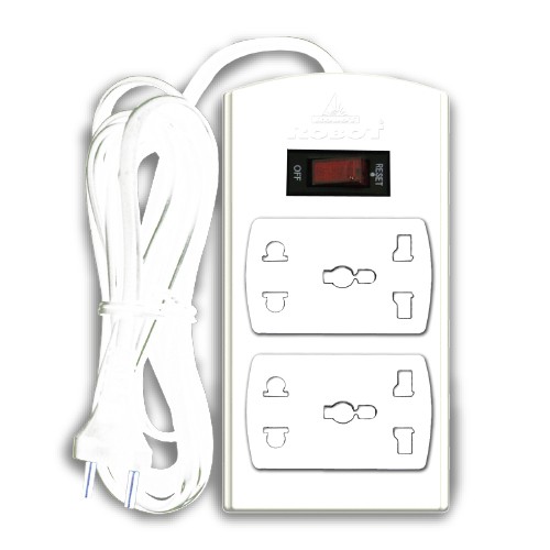 ROBOT 2-outlet 5-pin power outlet with cover - SPECIAL 2S5C | Shopee ...