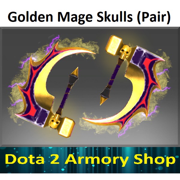 Dota2 Anti Mage 🔥Immortal🔥 Golden Mage Skull Basher Blades | Shopee ...