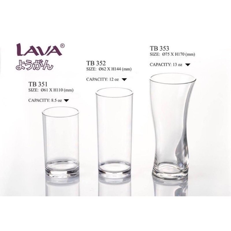 LAVA PC Cup Plastic Cup Mug TB351 / TB352 / TB353 Beverage Drinkware ...