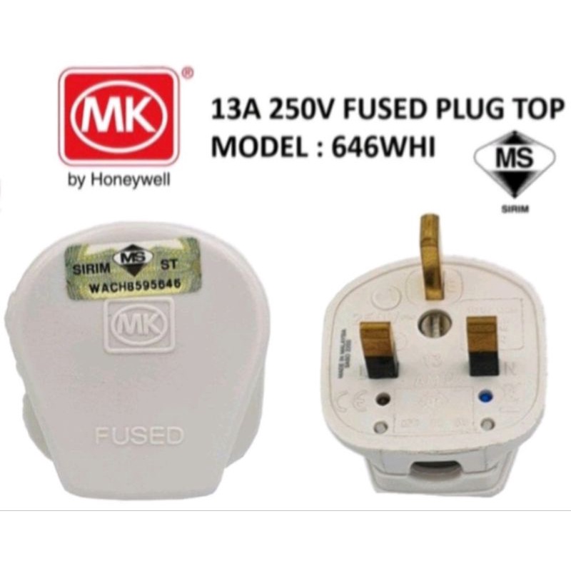 ☀READY STOCK☀ MK 646 13A PLUG TOP / MK 650 13A PLUG TOP / MK 654 13A ... ☀READY STOCK☀ MK 646 13A PLUG TOP / MK 650 13A PLUG TOP / MK 654 13A ...