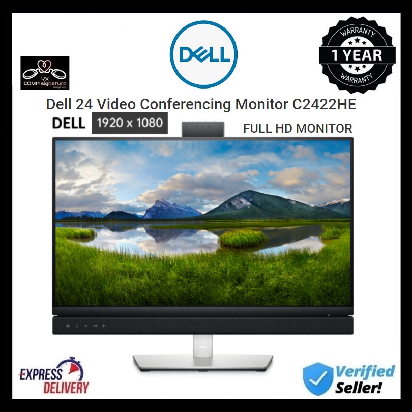 Dell 24 Video Conferencing Monitor C2422HE FULL HD MONITOR | Shopee ...