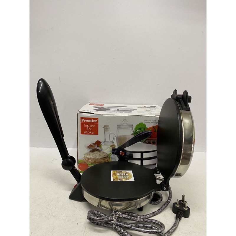 PREMIER BRAND NON STICK INSTANT ROTI / CHAPATI / BREAD MAKER 230v/ 50HZ ...