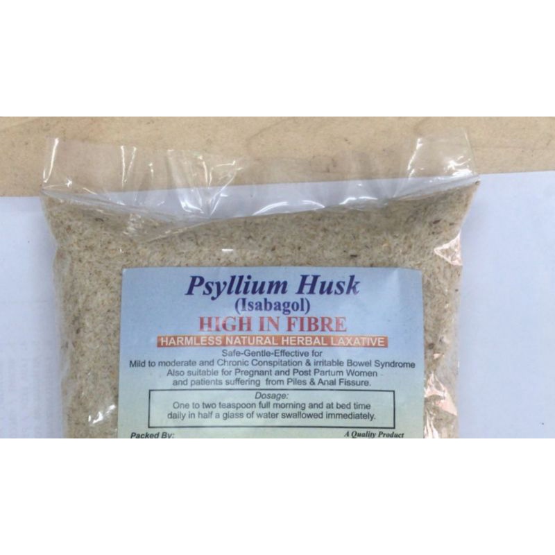 Pysillium Husk, Isabagol (Harmless Natural Herbal Laxative) 100g, 200g ...