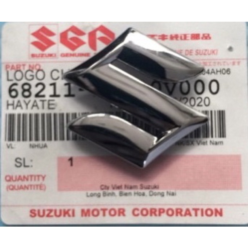 Embossed s logo genuine hayate xbike 125 suzuki mask | Shopee Malaysia