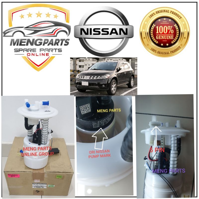 ORIGINAL NISSAN MURANO Z50 2.5,3.5 FUEL PUMP ASSY ,PETROL PUMP 17040-CB00A | Shopee Malaysia