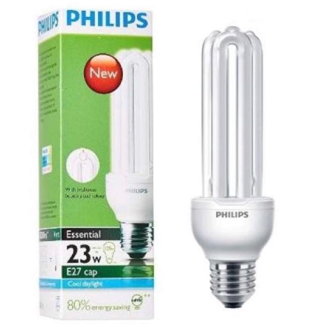 [Original] 4pcs / 6pcs / 12pcs x PHILIPS 23W Essential Energy Saving ...